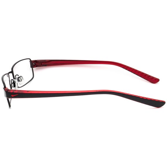 Nike Men's Eyeglasses 8065 001 Polished Black/Red Rec… - Gem