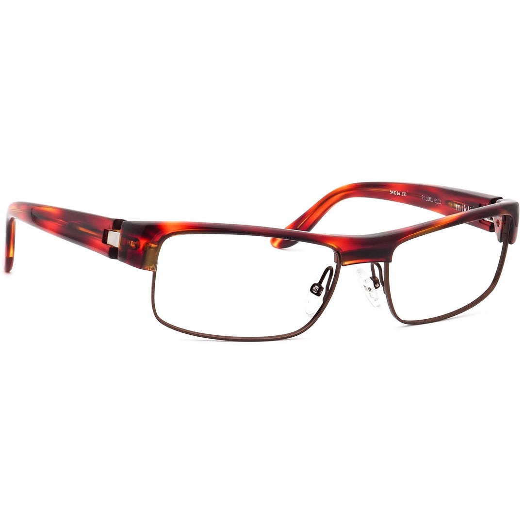 Alain Mikli Eyeglasses Starck PL1003 0013 Biocity Mahogany Havana ...