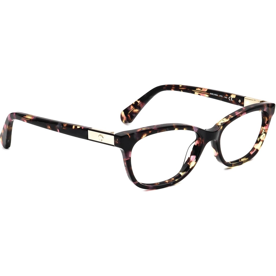 Kate Spade Eyeglasses Amelinda HT8 Multicolor Marble Cat Eye Frame 52 ...