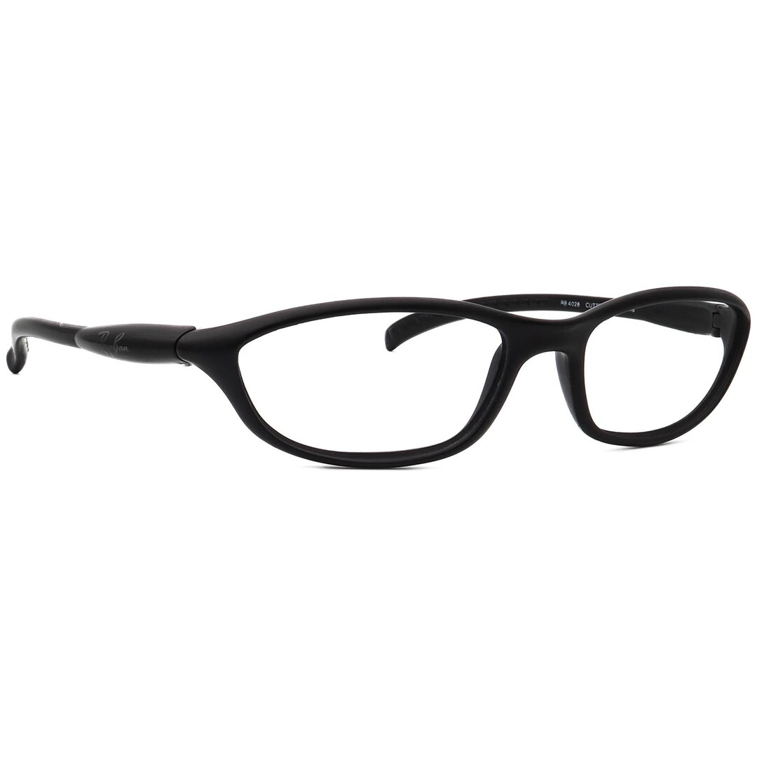 Ray-ban Sunglasses Frame Only RB 4028 Cutters 601-S/48 Matte Black Oval ...