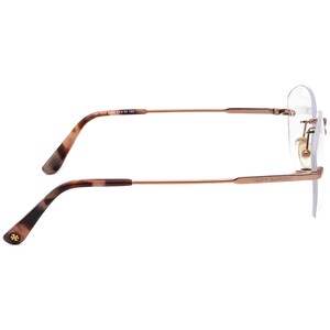 Tory Burch Women's Eyeglasses TY 1058 3254 Rose Gold Rimless Metal ...