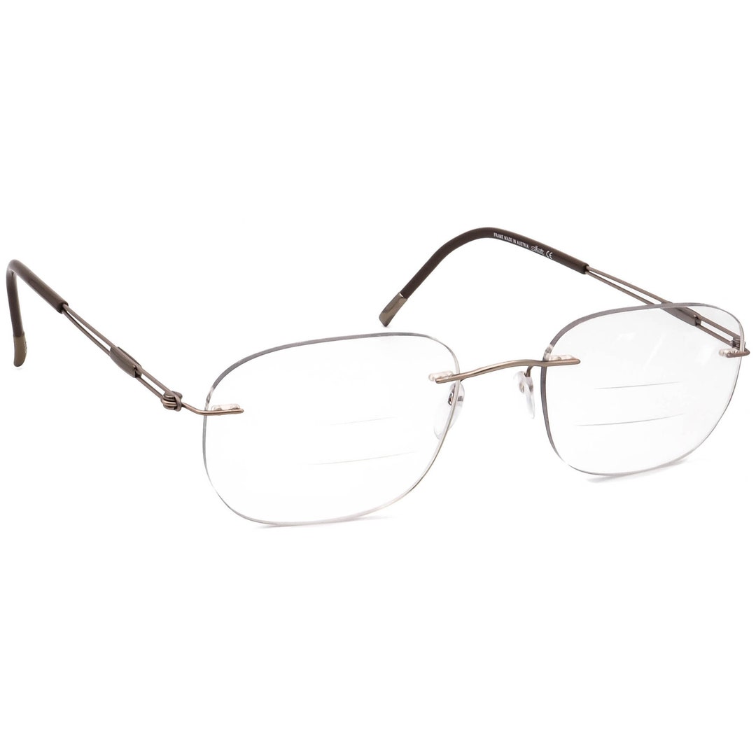 Silhouette Eyeglasses 5227 40 6055 Titan Brown Rimless Frame Austria ...