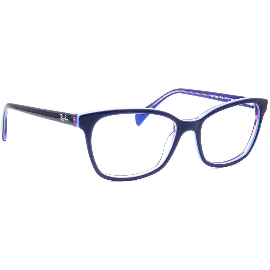 Ray-ban Women's Eyeglasses RB 5362 5776 Polished Blue on Purple ...