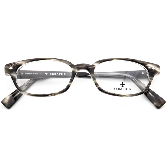 Seraphin Eyeglasses James/8526 Gray Horn Horn Rim Fra… - Gem
