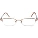 Ray-ban Eyeglasses RB 1002T Titanium 3012 Light Brown Half Rim Frame 45 ...