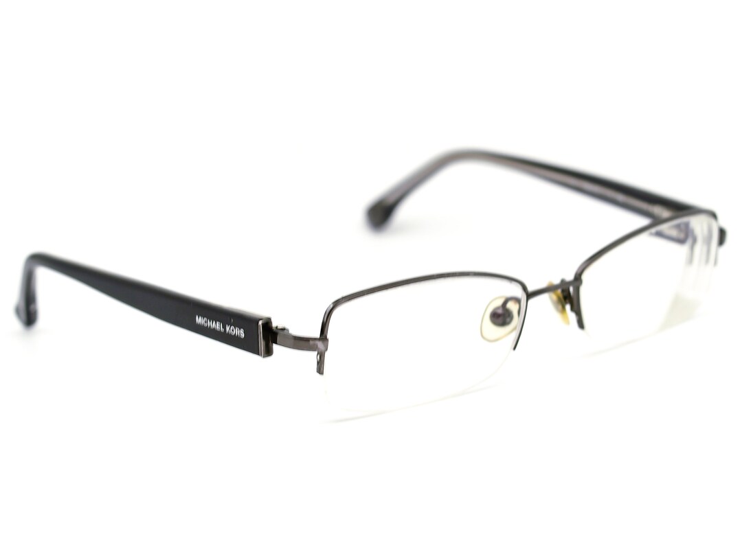 Michael Kors Eyeglasses MK312 018 Gunmetal/black Half Rim - Etsy