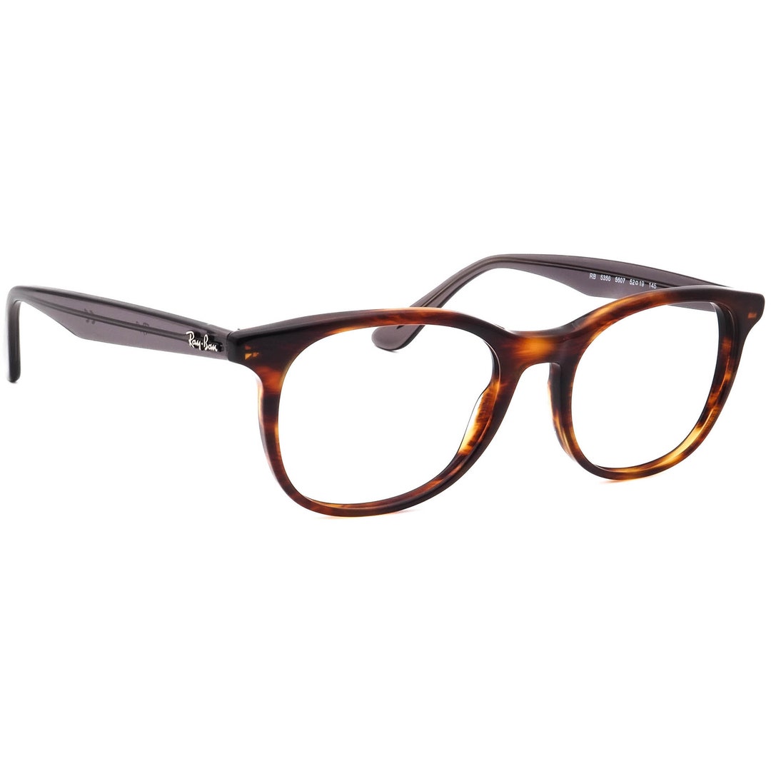 Ray-ban Eyeglasses RB 5356 5607 Havana/grey Square Frame 5219 145 - Etsy