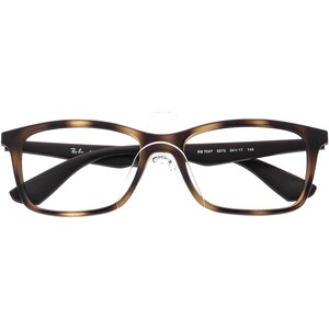 Ray-ban Eyeglasses RB7047 5573 Matte Tortoise/brown Rectangular Frame ...