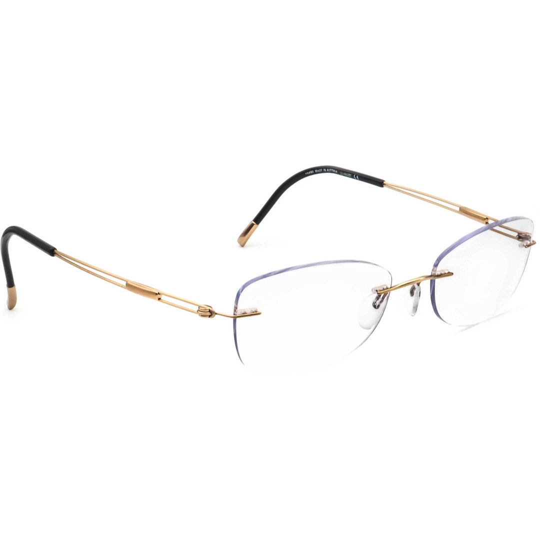 Silhouette Eyeglasses 5227 20 6051 Titan Gold Rimless Frame Austria ...