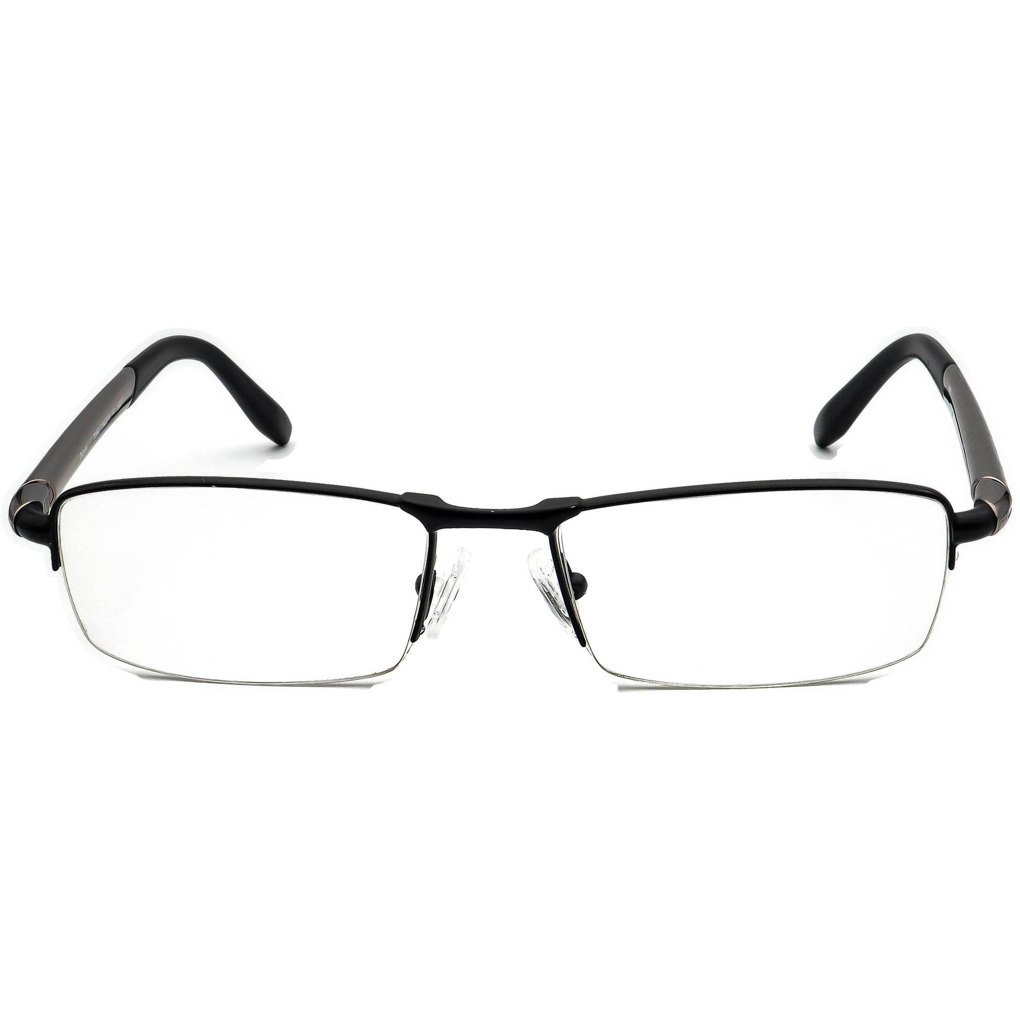 Morel Eyeglasses Öga 7016O NG010 Black/Silver Half Rim Metal | Etsy