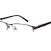 Ray-ban Eyeglasses RB 6066 2511 Brown Tortoise Half Rim Frame 5017 135 ...