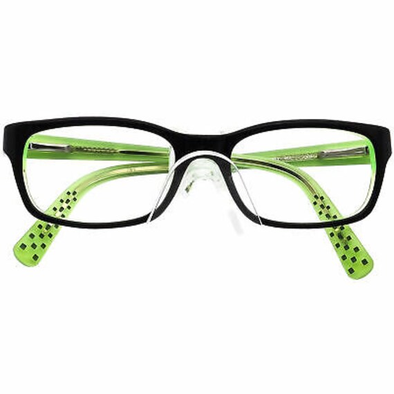 Nike Men's Eyeglasses 5513 001 Black/Green Full Rim F… - Gem