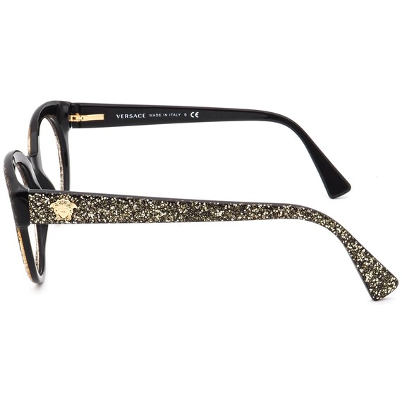 Versace Eyeglasses MOD. 3217 5159 Glitter Silver/Gold… - Gem
