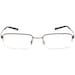 Nike Men's Eyeglasses 4192 215 With Flexon Brown Half Rim Metal Frame ...