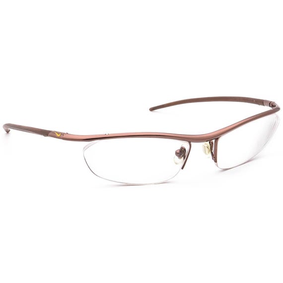 Nike Men's Eyeglasses 4110 224 Flexon Temples Brown H… - Gem