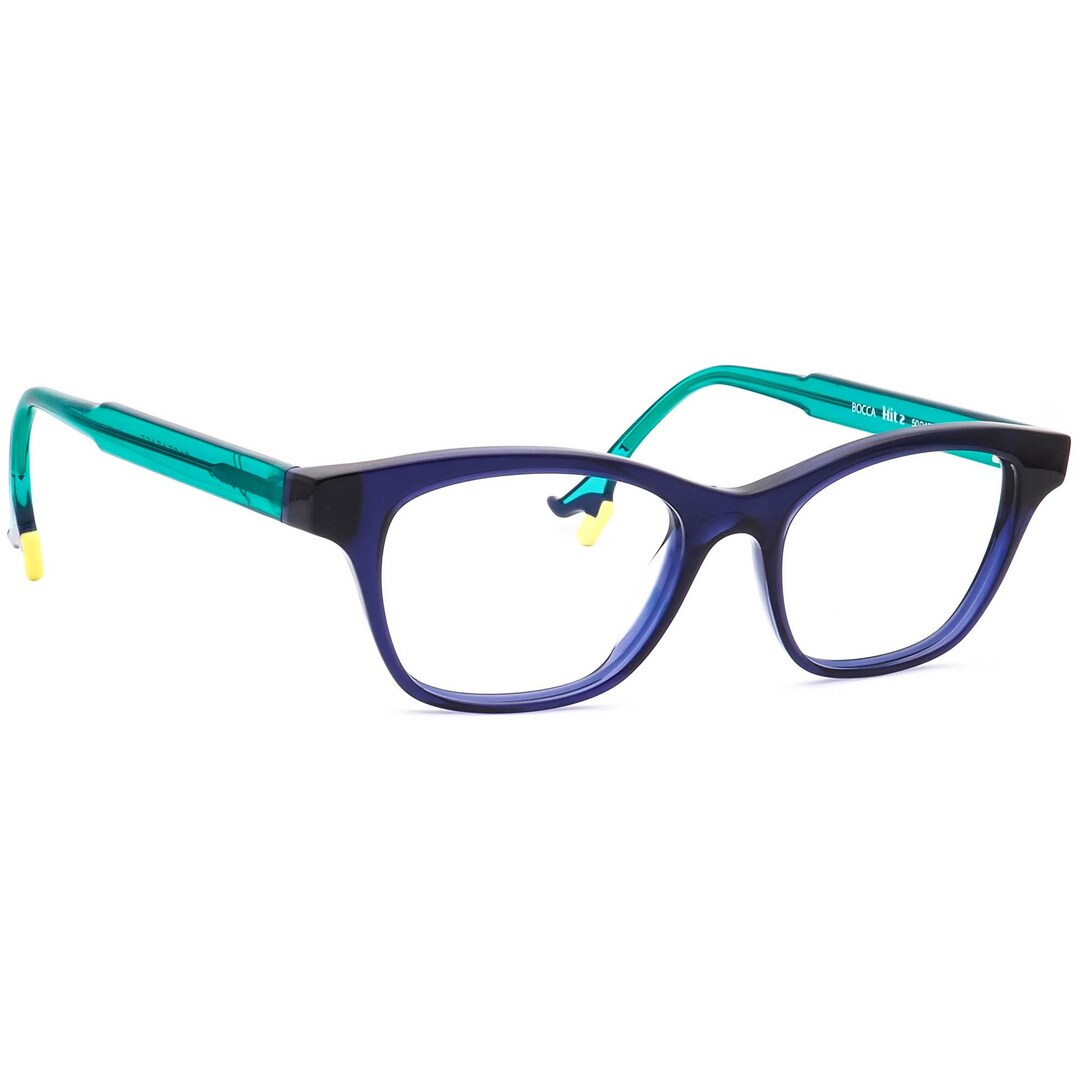 Face A Face Women's Eyeglasses Bocca Hit 2 Col 008 Ink Blue B-shape ...
