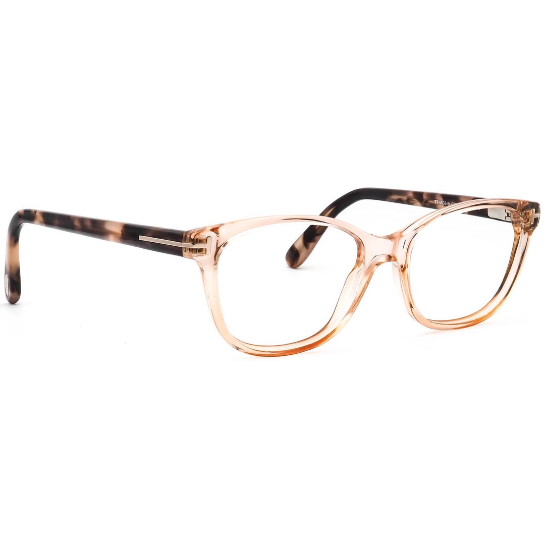 Tom Ford Women's Eyeglasses TF 5638-B 072 Crystal Rose/havana Square Frame Italy 50[]16 140 - Etsy