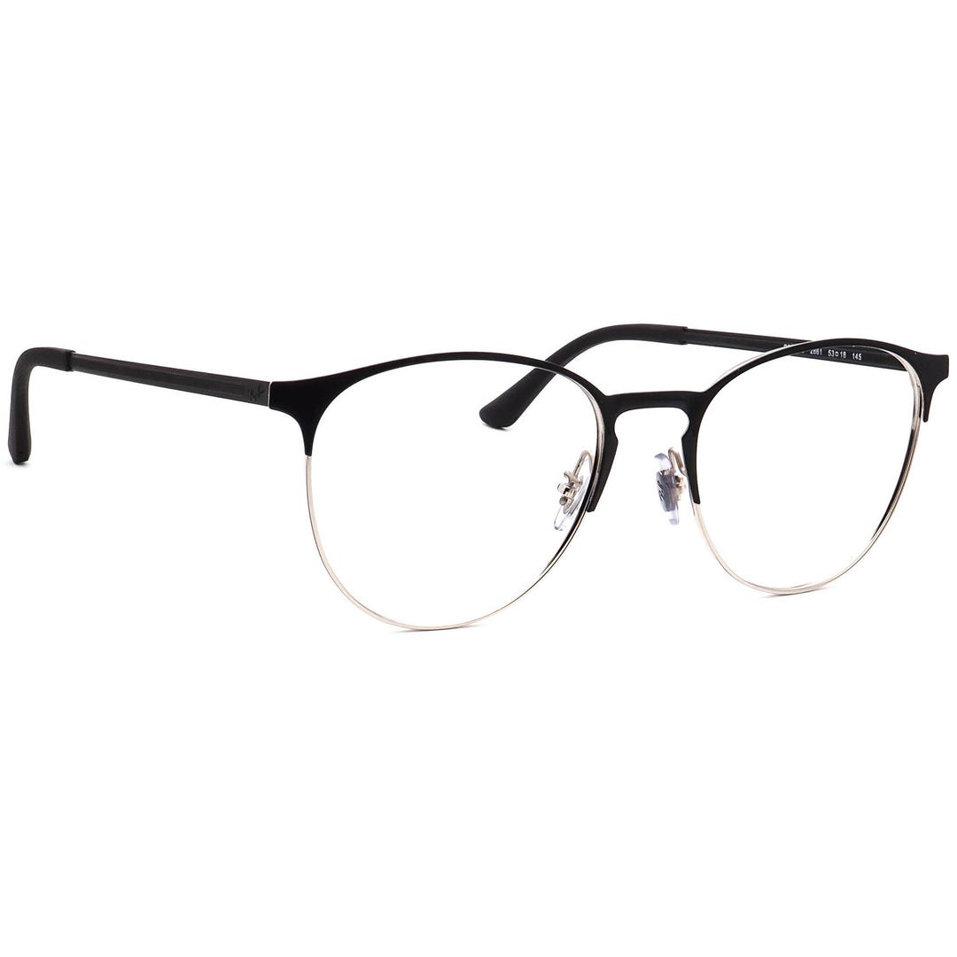 Ray-ban Eyeglasses RB 6375 2861 Black Phantos Frame 5318 145 - Etsy