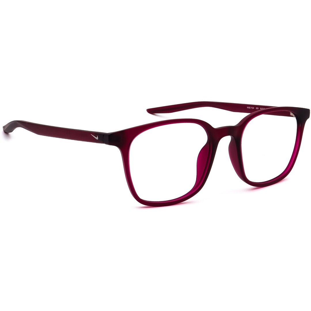Nike Women's Eyeglasses 7124 600 Burgundy Square Frame 5019 145 - Etsy
