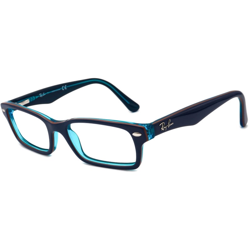 Ray-ban Small Eyeglasses RB 1530 3587 Purple on Turquoise - Etsy
