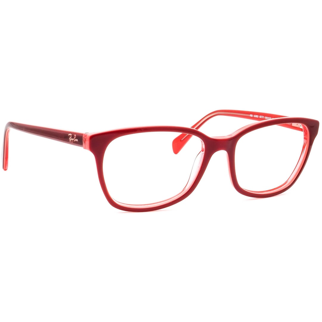 Ray-ban Women's Eyeglasses RB 5362 5777 Polished Reddish-purple Semi ...