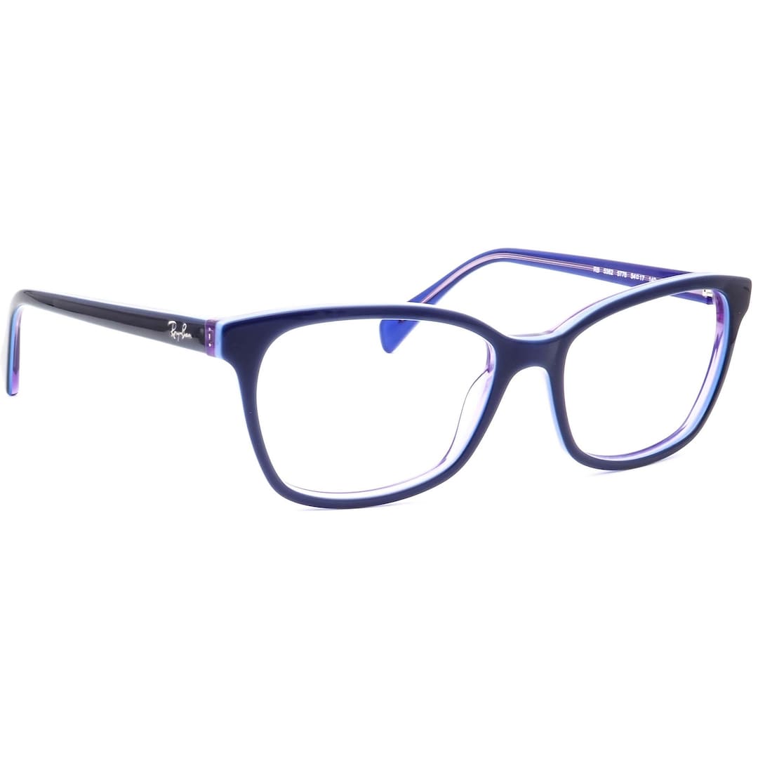 Ray-ban Women's Eyeglasses RB 5362 5776 Polished Blue on Purple ...