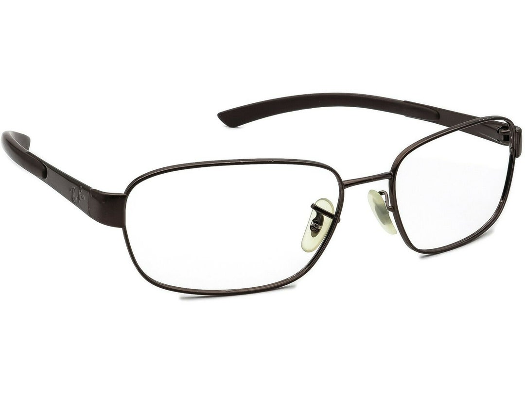 Ray Ban Men's Sunglasses FRAME ONLY Brown Wrap 59[]18 135 - Etsy