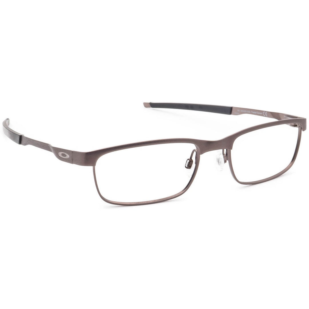 Oakley Men's Eyeglasses OX3222-0252 Steel Plate Powder Cement ...