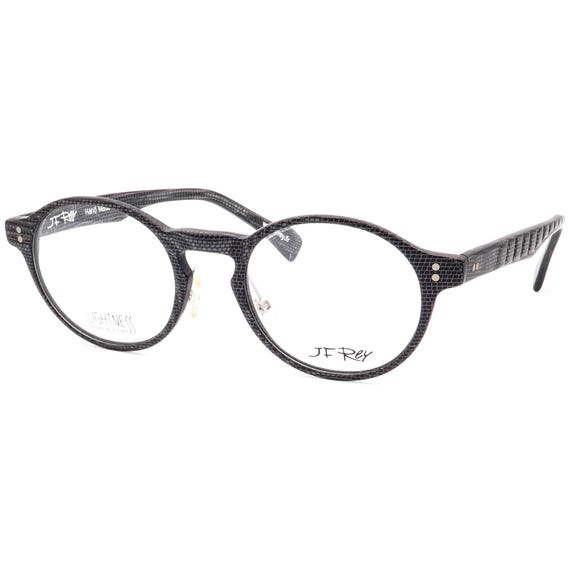 JF Rey Eyeglasses JF1329 0540 Black Python Panto Fram… - Gem