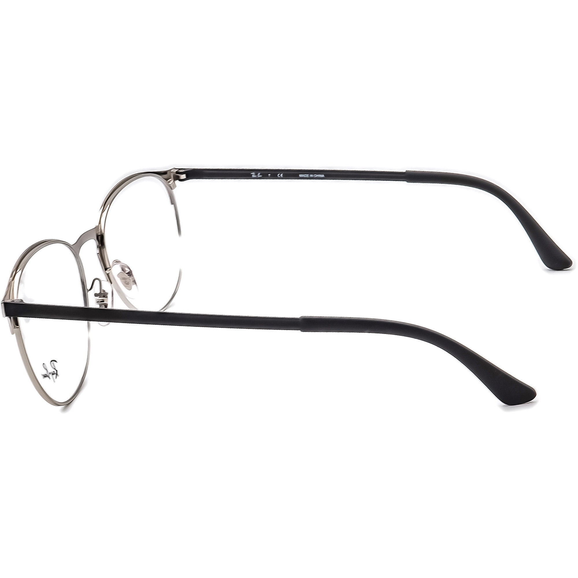 Ray-ban Eyeglasses RB 6375 2861 Black/silver Round Frame - Etsy