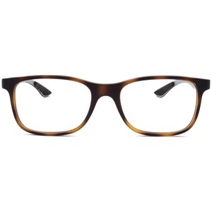 Ray-ban Eyeglasses RB 8903 5200 Carbon Fiber Matte Havana Square Frame ...