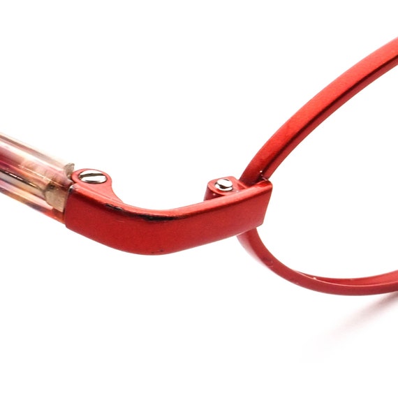 Face A Face Eyeglasses Eliot 949 Red Oval Frame Franc… - Gem