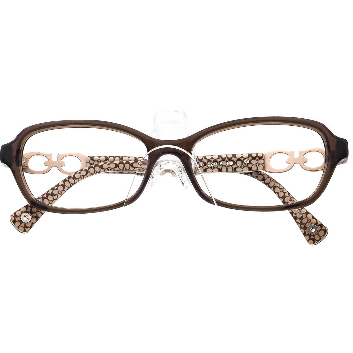 Coach Eyeglasses HC 6017 Vanessa 5059 Brown Rectangular | Etsy