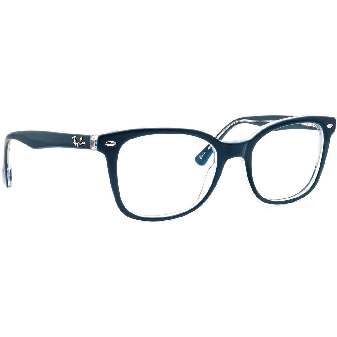 Ray-ban Eyeglasses RB 5285 5763 Polished Dark Turquoise Square Frame 53 ...
