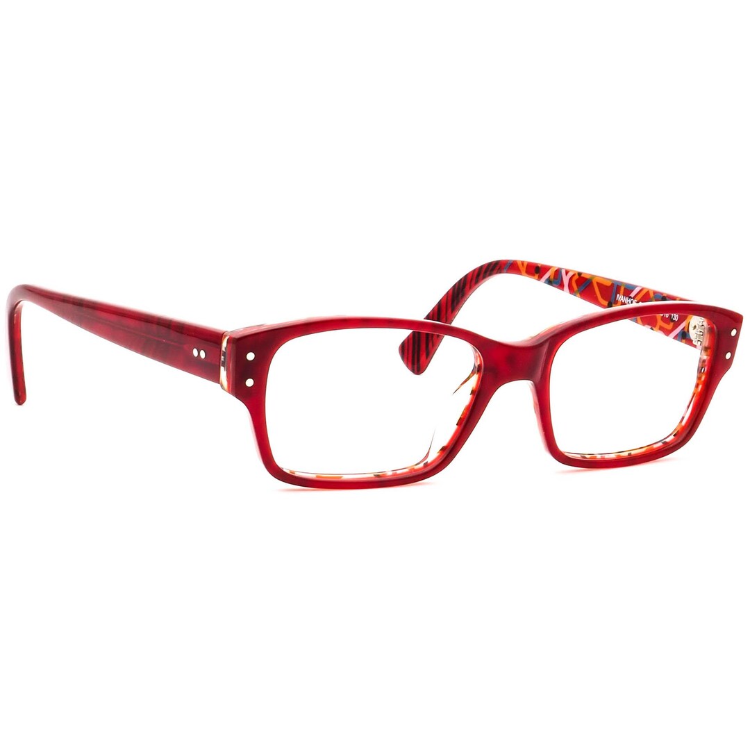 Jean Lafont Small Eyeglasses Ivanhoe 2 686 Red Square Frame France 48 ...