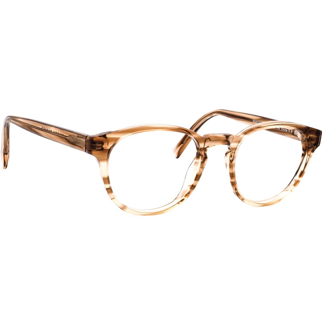 Warby Parker Eyeglasses Percey M 207 Chestnut Crystal Panto Frame 48 ...