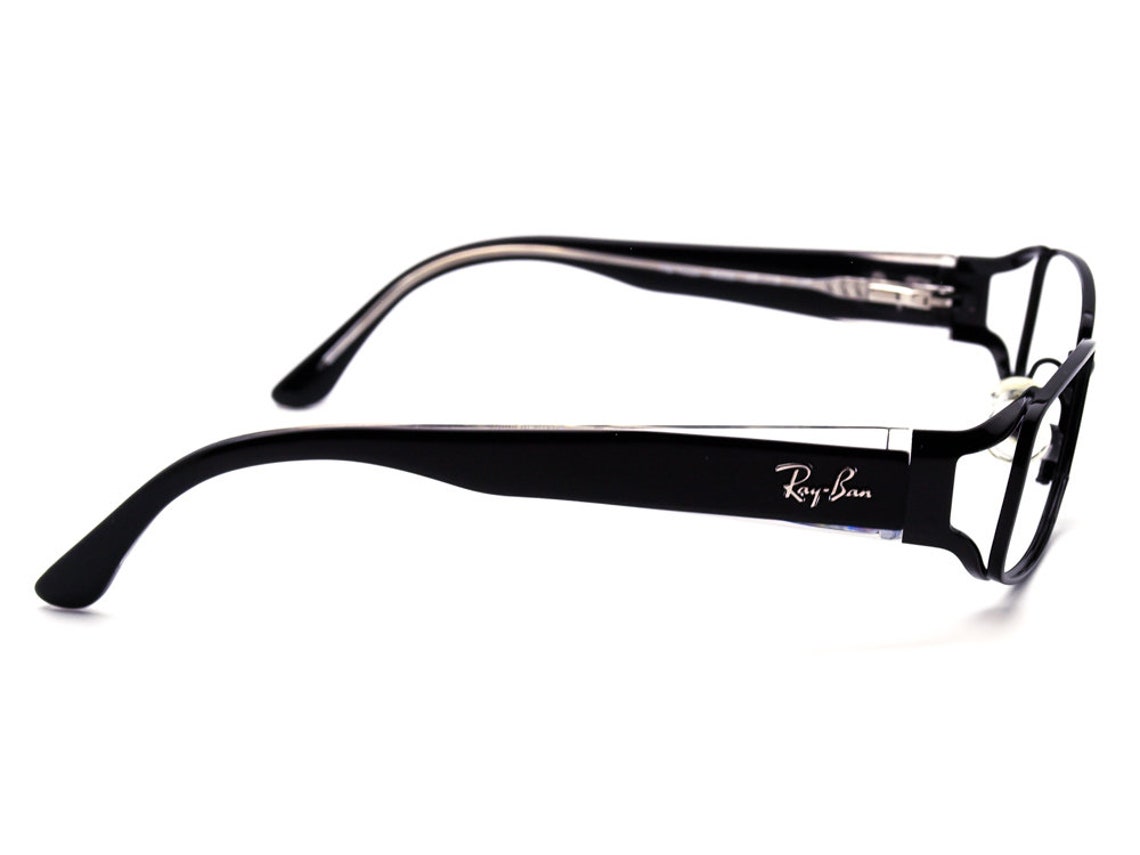 Ray Ban Kid's Eyeglasses RB 1029 4005 Black Rectangular | Etsy