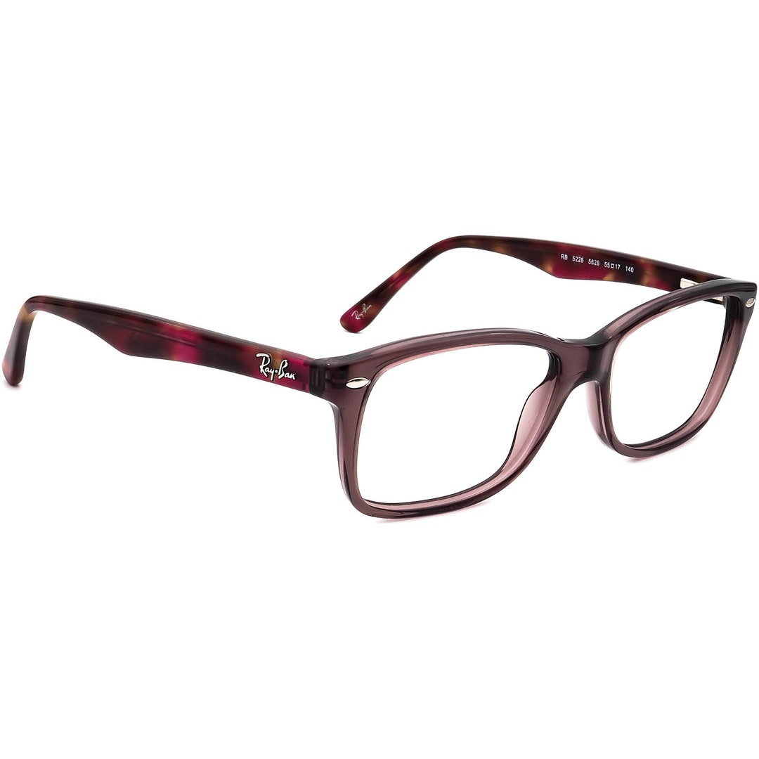Ray-ban Eyeglasses RB 5228 5628 Gray/tortoise Rectangular - Etsy