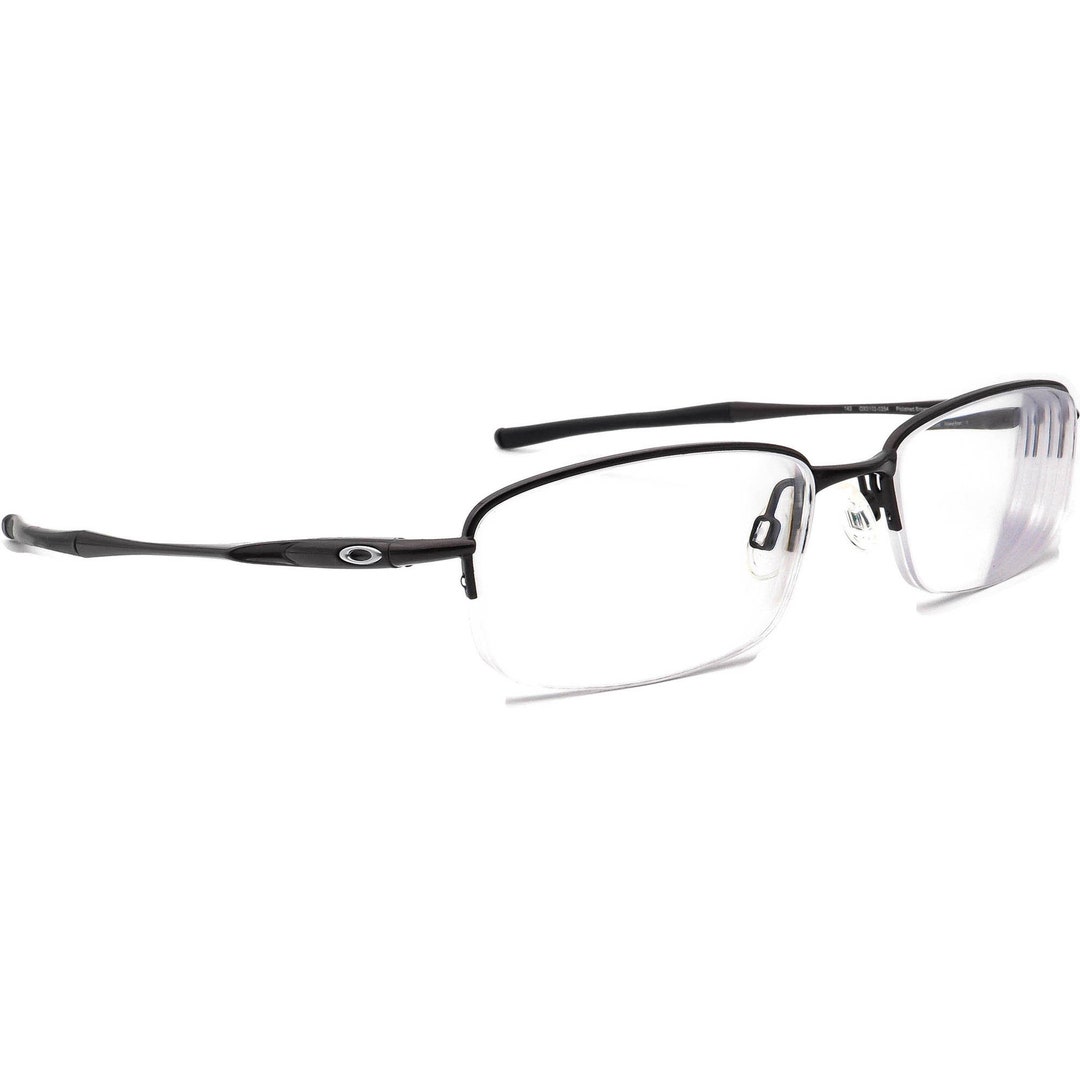 Oakley Eyeglasses OX3102-0254 Clubface Polished Brown Half Rim Metal ...