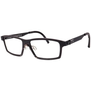 Ovvo Optics Eyeglasses MOD.3046 Wood Grain Matte Black Rectangular ...