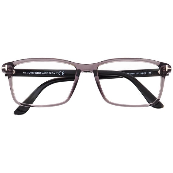Tom Ford Eyeglasses TF 5408 020 Transparent Grey Squa… - Gem