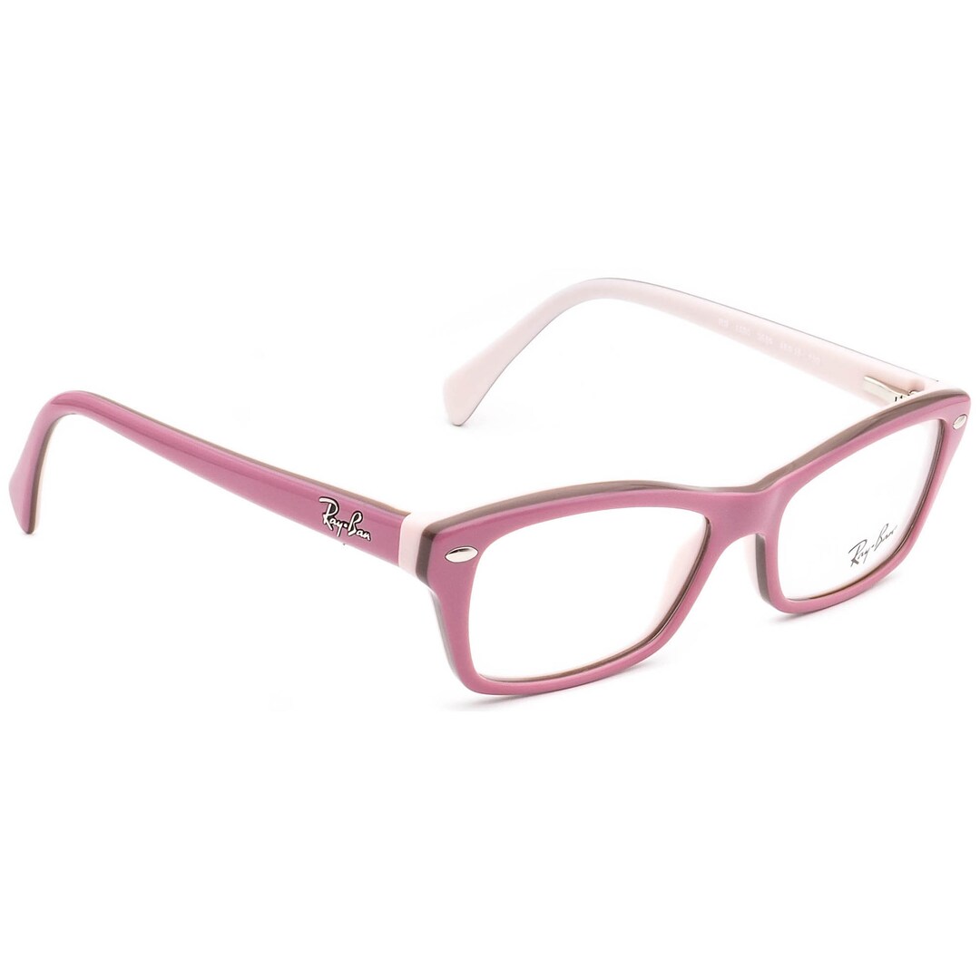 Ray-ban Junior Eyeglasses RB 1550 3656 Pink Rectangular Frame 48[]15 ...