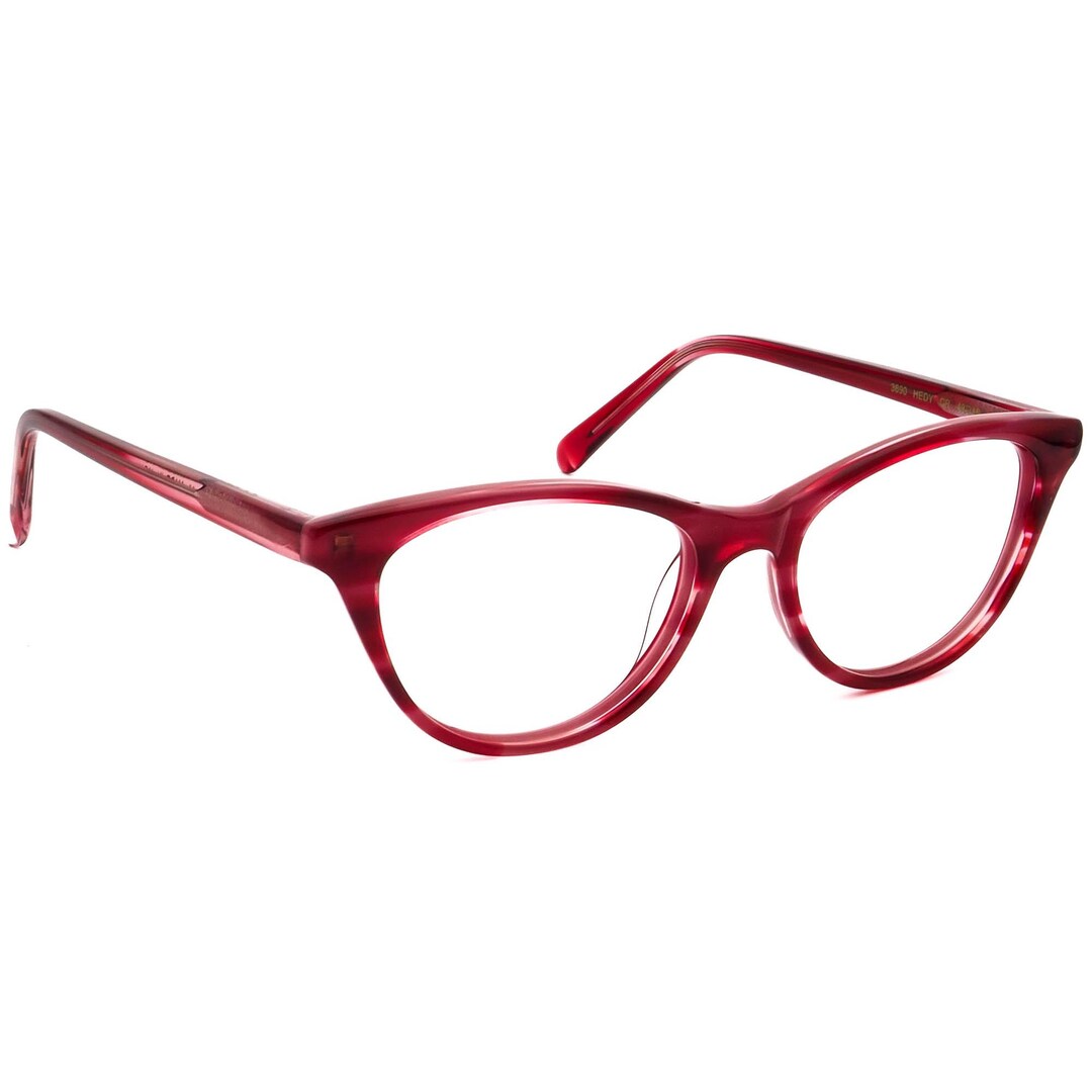Bevel Women's Eyeglasses 3690 Hedy CR Claret Cat Eye Frame Japan 48[]16 ...