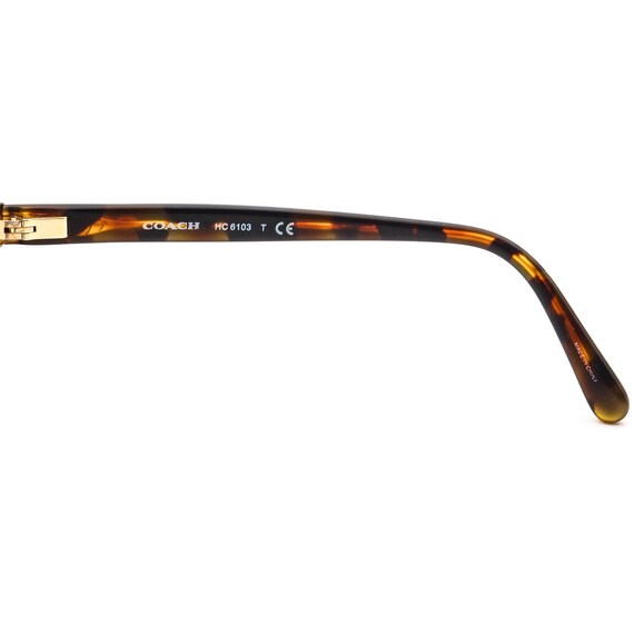 Coach Eyeglasses HC 6103 5443 Black Tort Glitr Varsit… - Gem