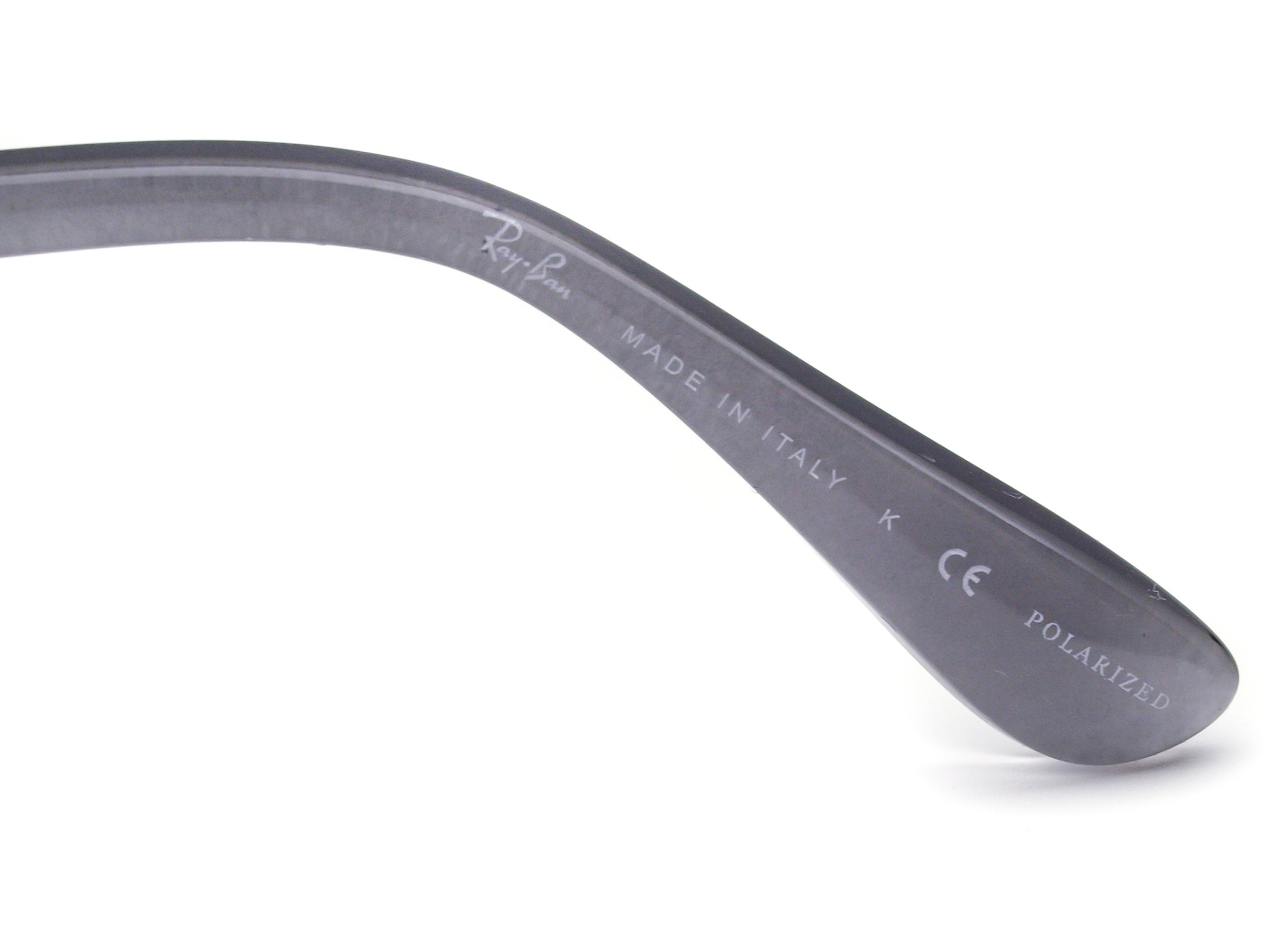 Ray-Ban Sunglasses Frame Only RB 4153 818 Gray Clear Fade Oval | Etsy