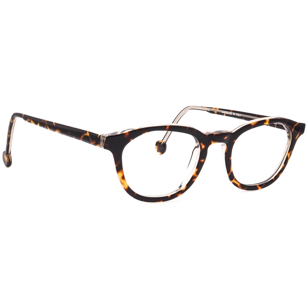 L.a.eyeworks Eyeglasses Wexler 162 Polished Dark Havana Modified Square ...