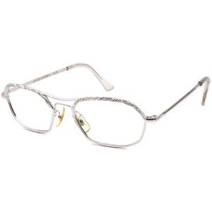 American Optical Vintage Eyeglasses 5 1/2 Silver Metal Frame USA 52[]22 ...