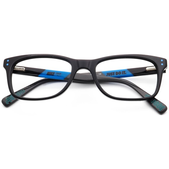 Nike Eyeglasses 5538 013 Black Rectangular Frame 49[]… - Gem