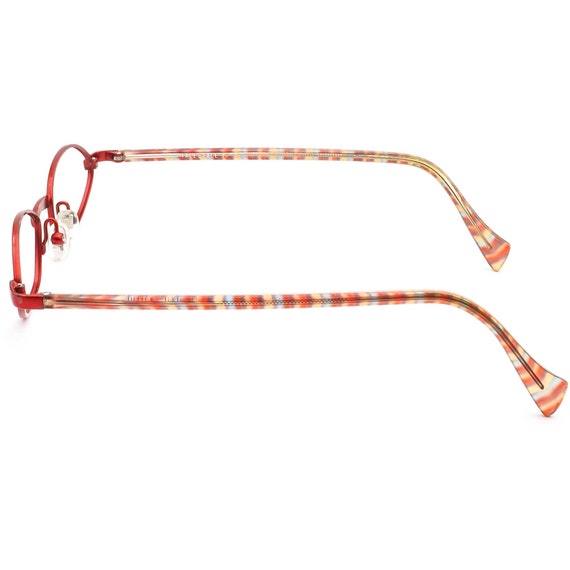 Face A Face Eyeglasses Eliot 949 Red Oval Frame Franc… - Gem
