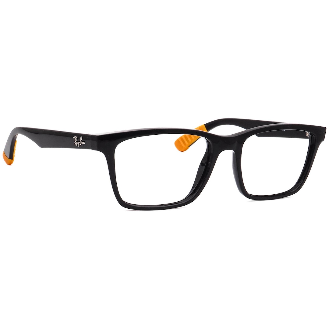 Ray-ban Eyeglasses RB 7025 5417 Polished Black Square Frame 55[]17 145 ...
